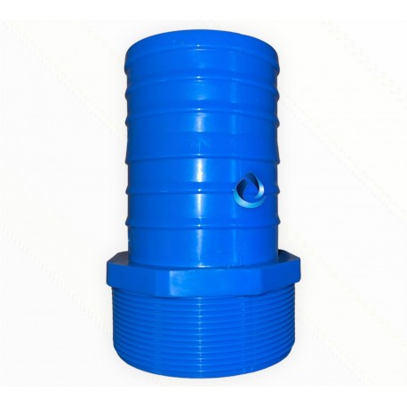 TERMINAL HE ESPIGA 3" AZUL - HSC Sistemas Hidricos SpA