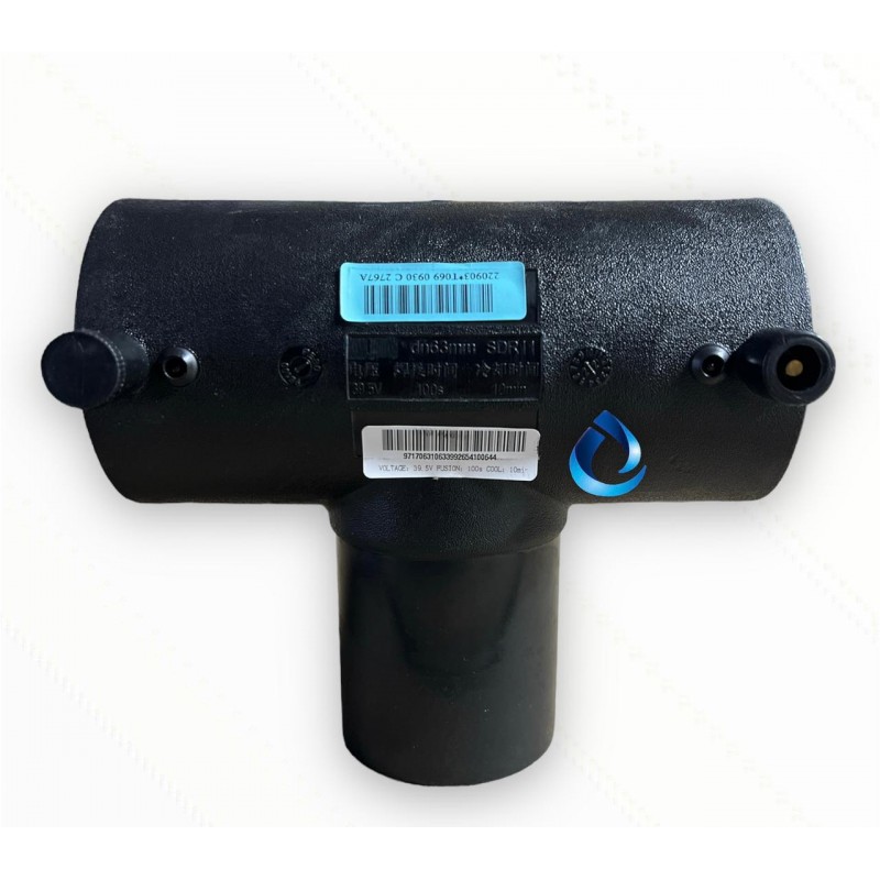TEE ELECTROFUSIÓN HDPE 110MM - HSC Sistemas Hidricos SpA