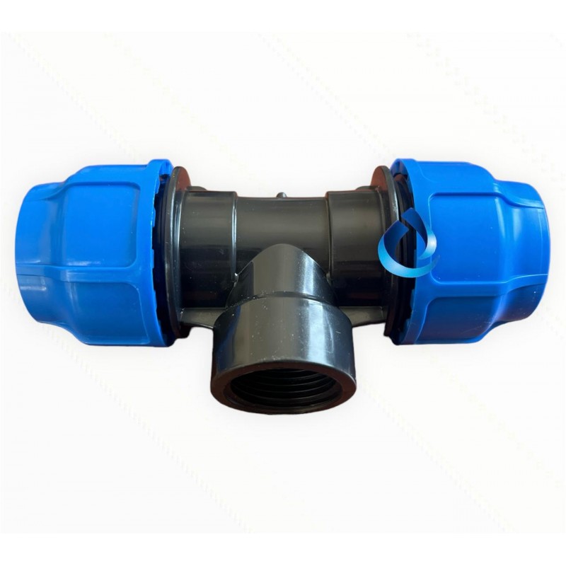 TEE HI COMPRESION 110X4" - HSC Sistemas Hidricos SpA