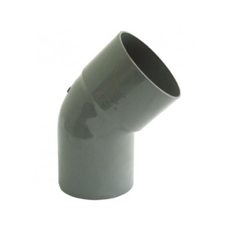 CODO 75 X 45 SANITARIO GRIS - HSC Sistemas Hidricos SpA