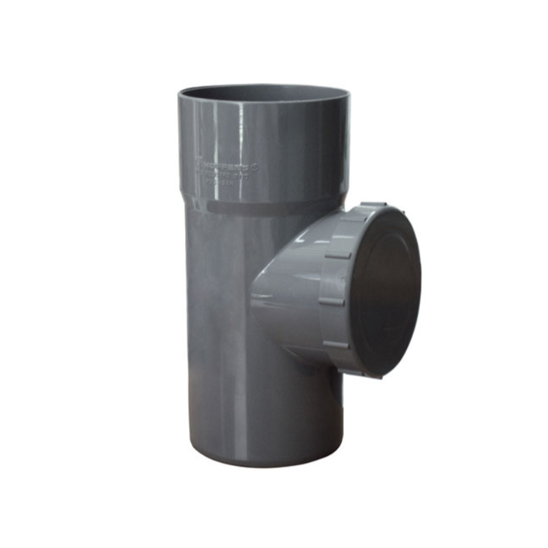 TEE REGISTRO 110 SANITARIO GRIS - HSC Sistemas Hidricos SpA