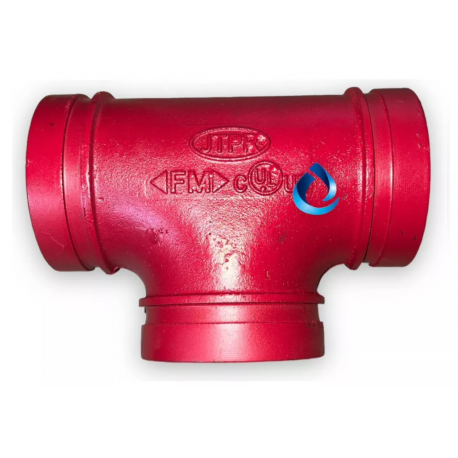 Tee Ranurada 4 Pulgadas Ul/fm Red Contra Incendios - HSC Sistemas ...