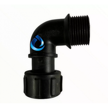 Codo Curva Manifold 1 Pulgada Plastico - HSC Sistemas Hidricos SpA