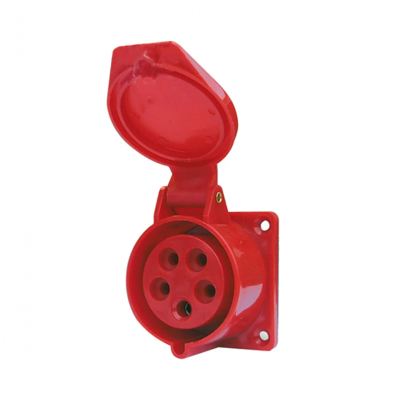 Enchufe Hembra Embutida 32a 3p+t 380v Ip44 - HSC Sistemas Hidricos SpA