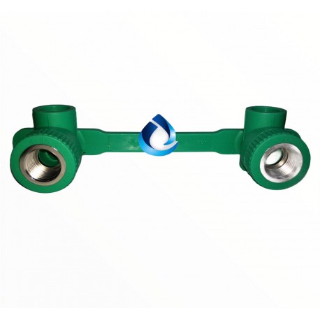 CODO DOBLE HI 20X1/2 PPR - HSC Sistemas Hidricos SpA