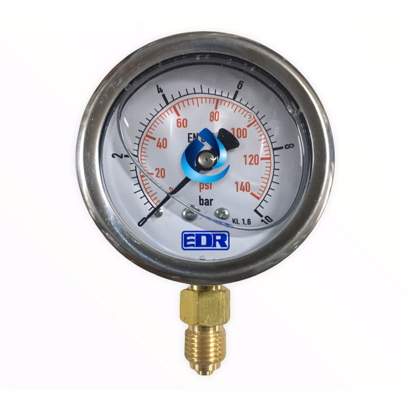 MANOMETRO GLICERINA 0 - 10 BAR - HSC Sistemas Hidricos SpA